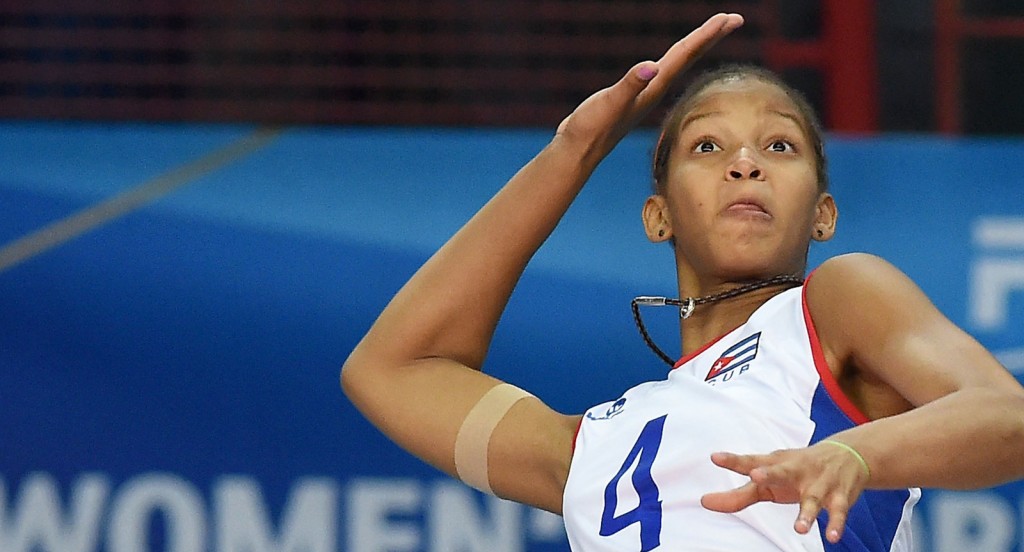 Cuban Volleyball Player Melissa Teresa Vargas 2014 fivb womens world ...